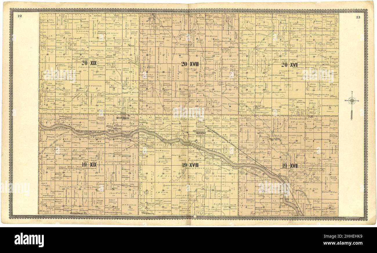 Standard atlas of Custer County, Nebraska - including a plat book of ...