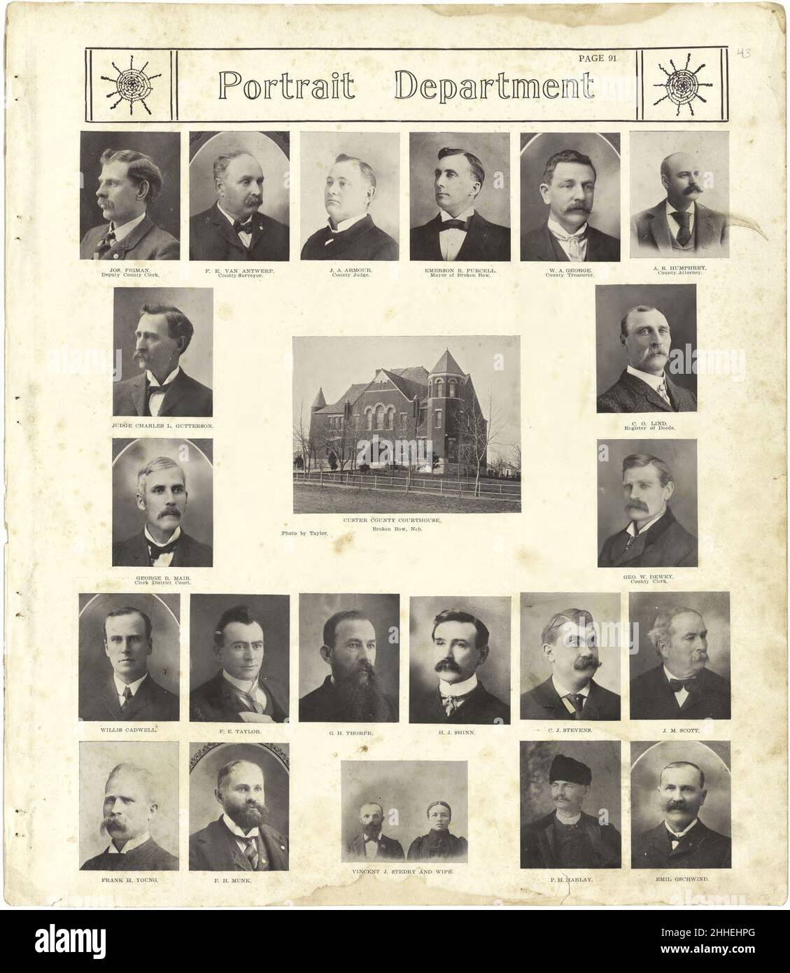 Standard atlas of Custer County, Nebraska - including a plat book of ...