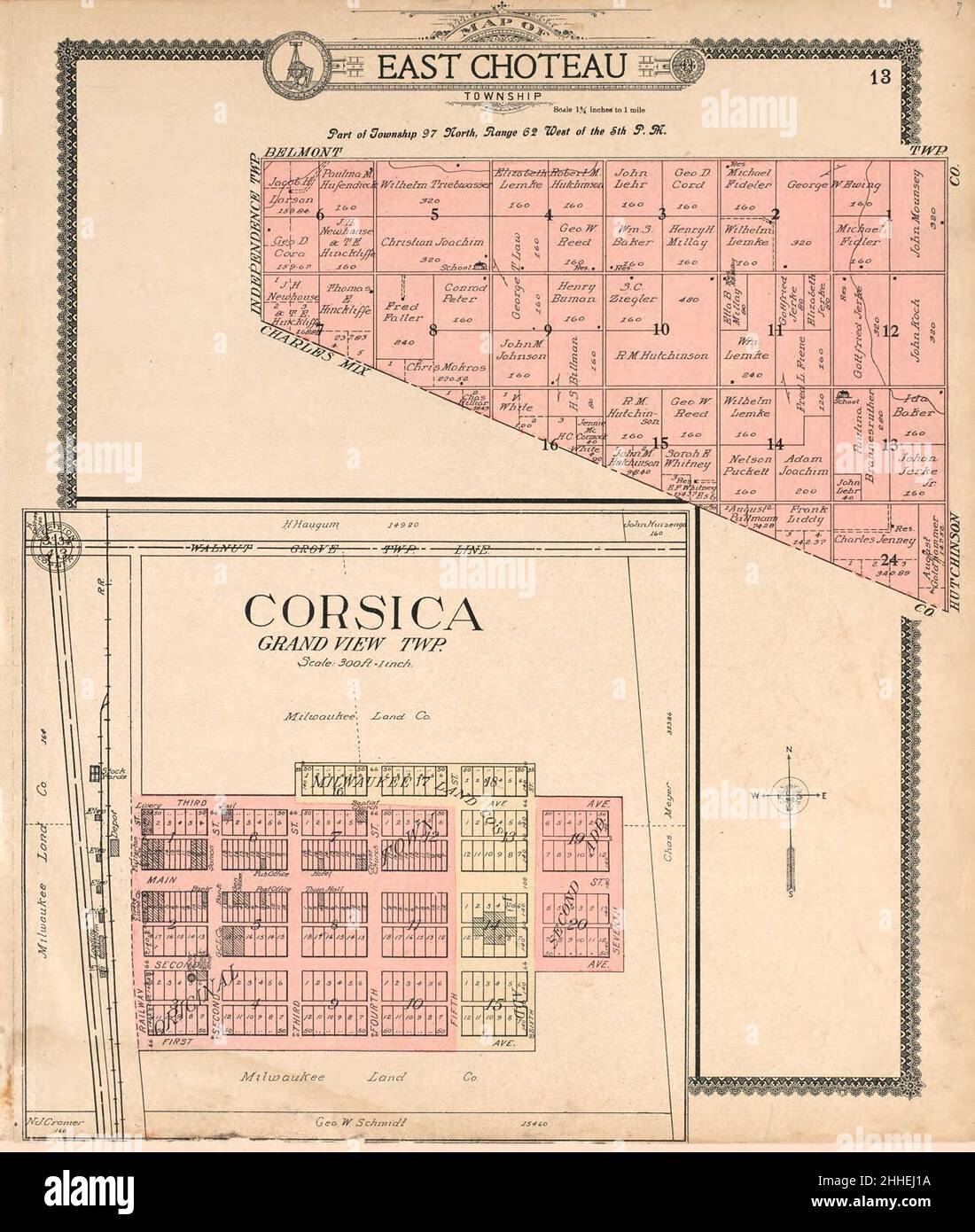 Standard atlas of Douglas County, South Dakota - including a plat book ...