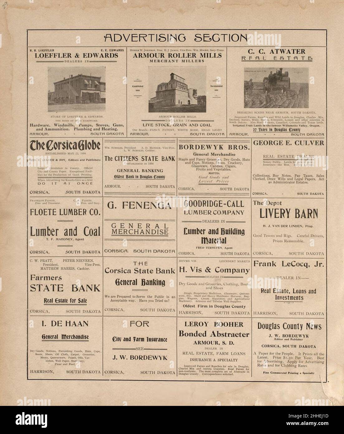 Standard atlas of Douglas County, South Dakota - including a plat book ...