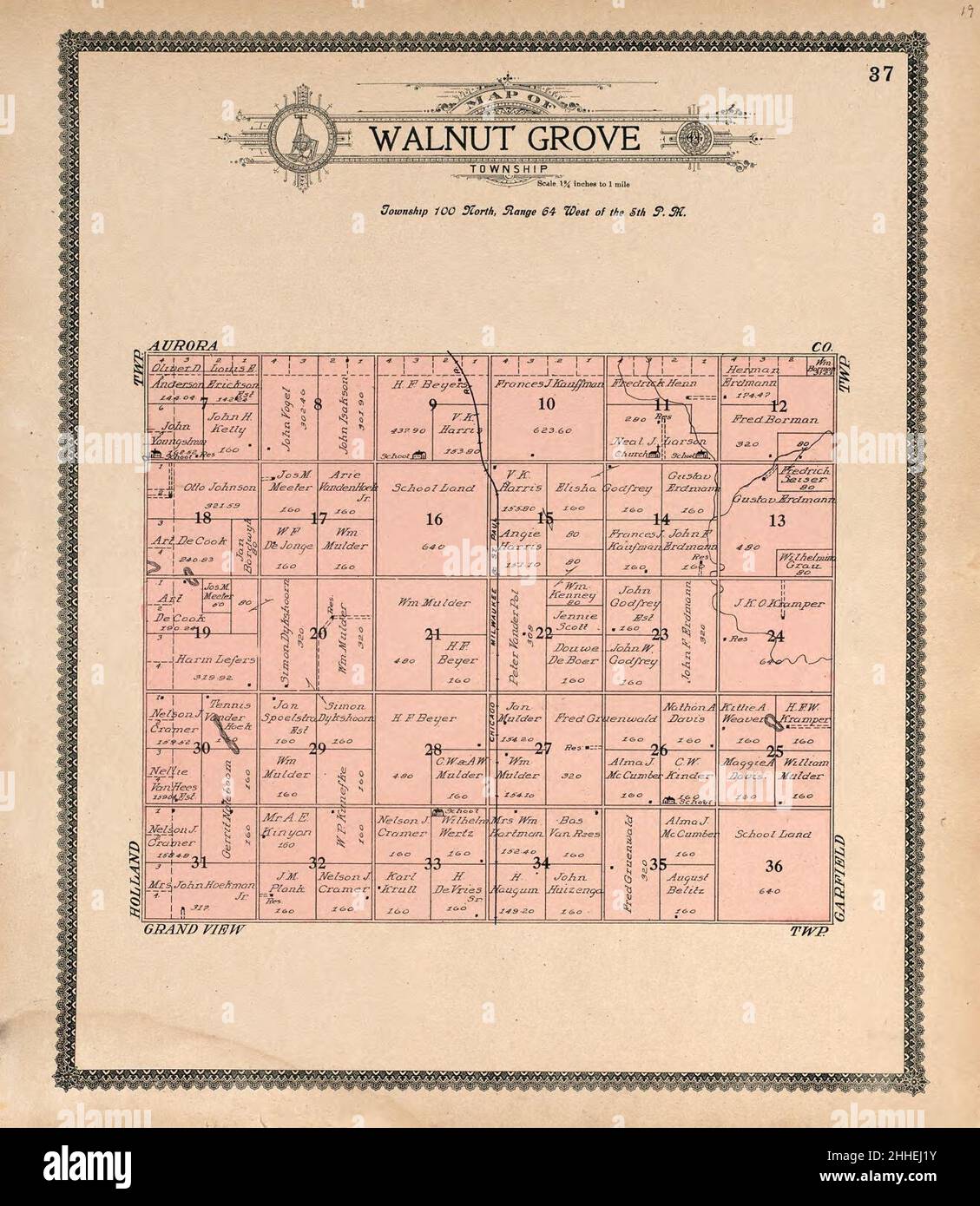 Standard atlas of Douglas County, South Dakota - including a plat book ...