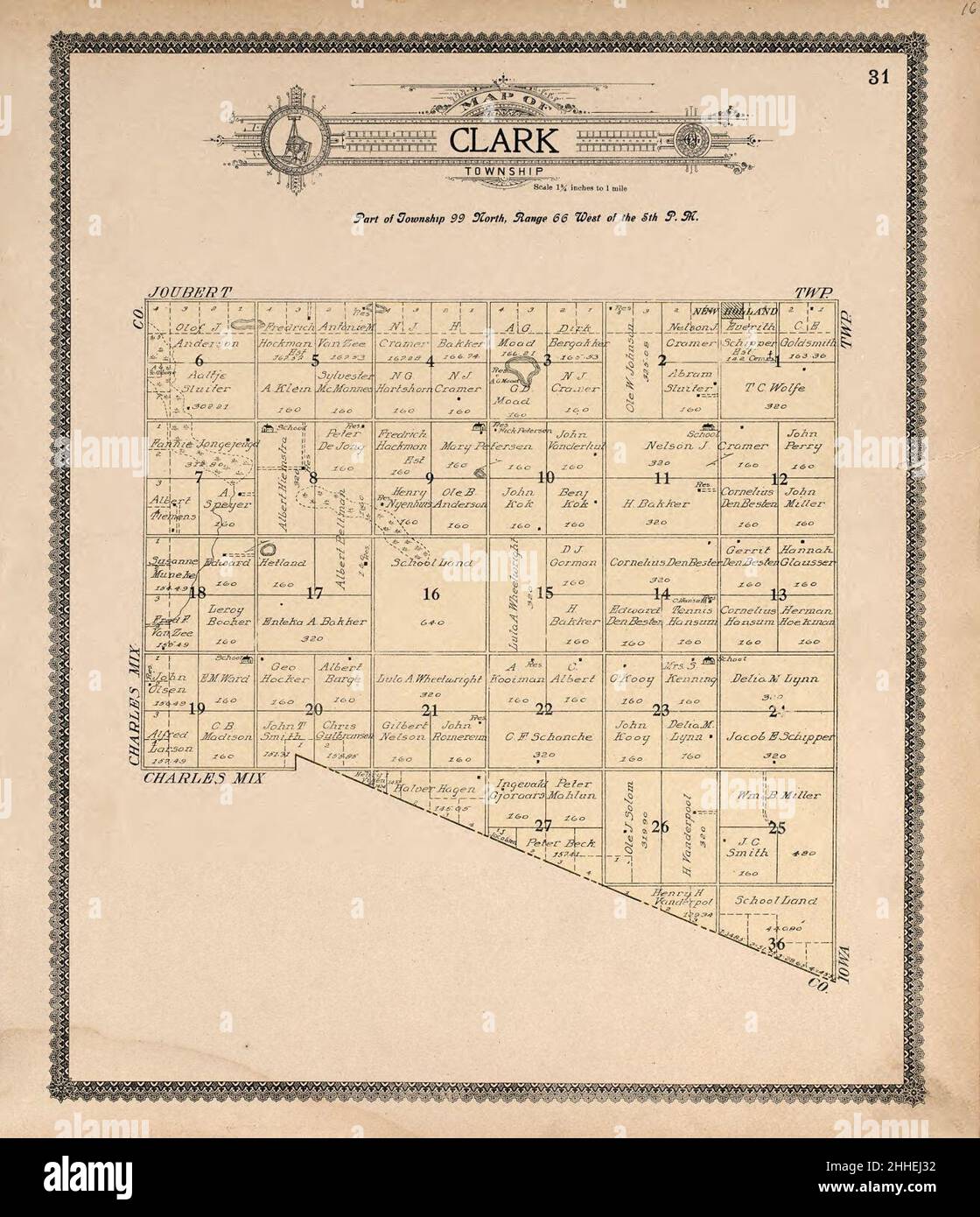 Standard atlas of Douglas County, South Dakota - including a plat book ...