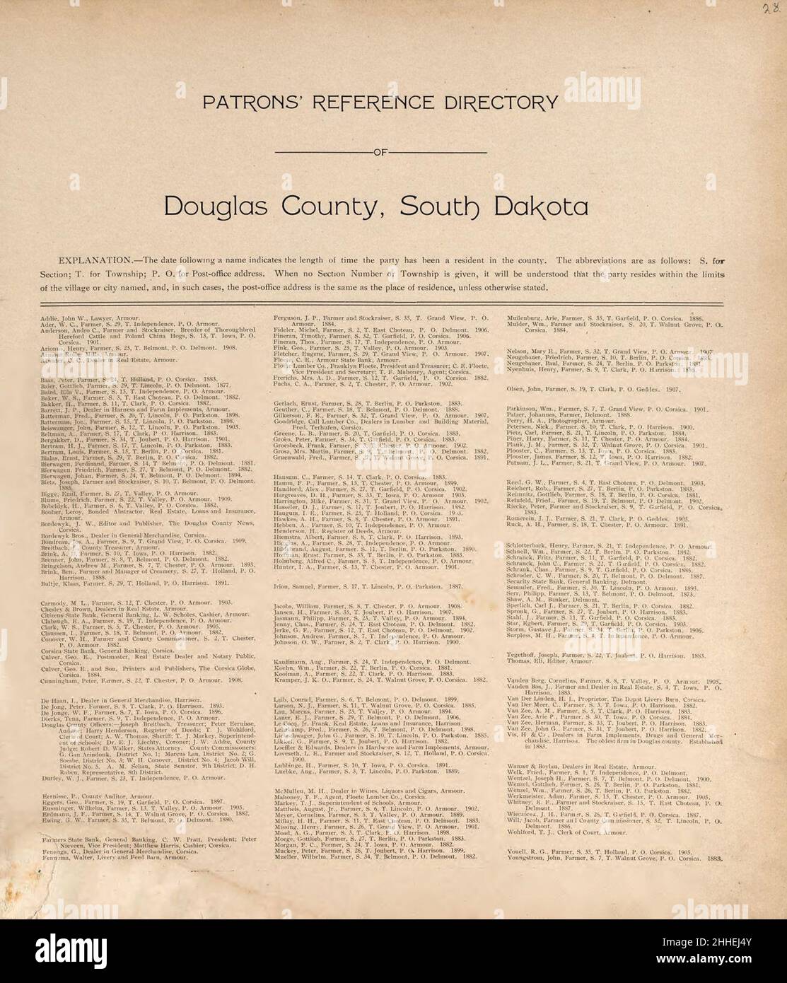 Standard atlas of Douglas County, South Dakota - including a plat book ...