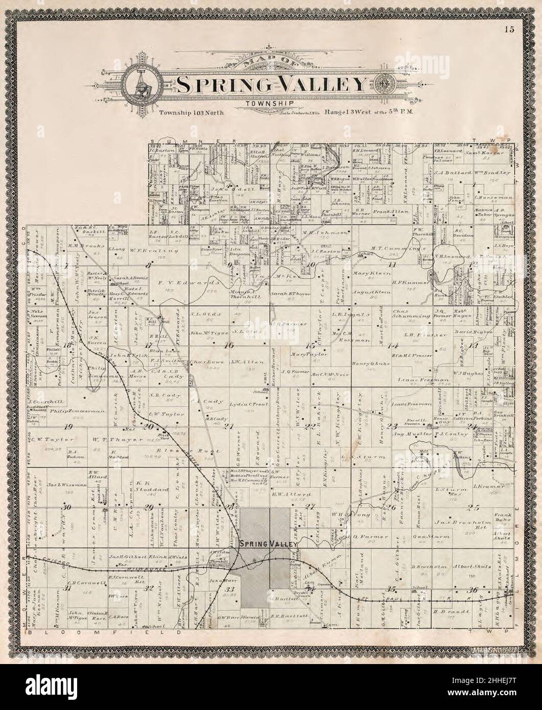 Standard atlas of Fillmore County, Minnesota - including a plat book of ...