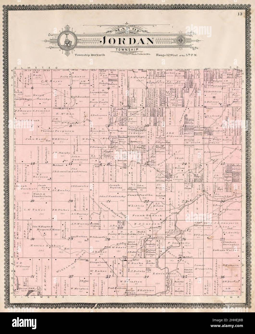 Standard atlas of Fillmore County, Minnesota - including a plat book of ...