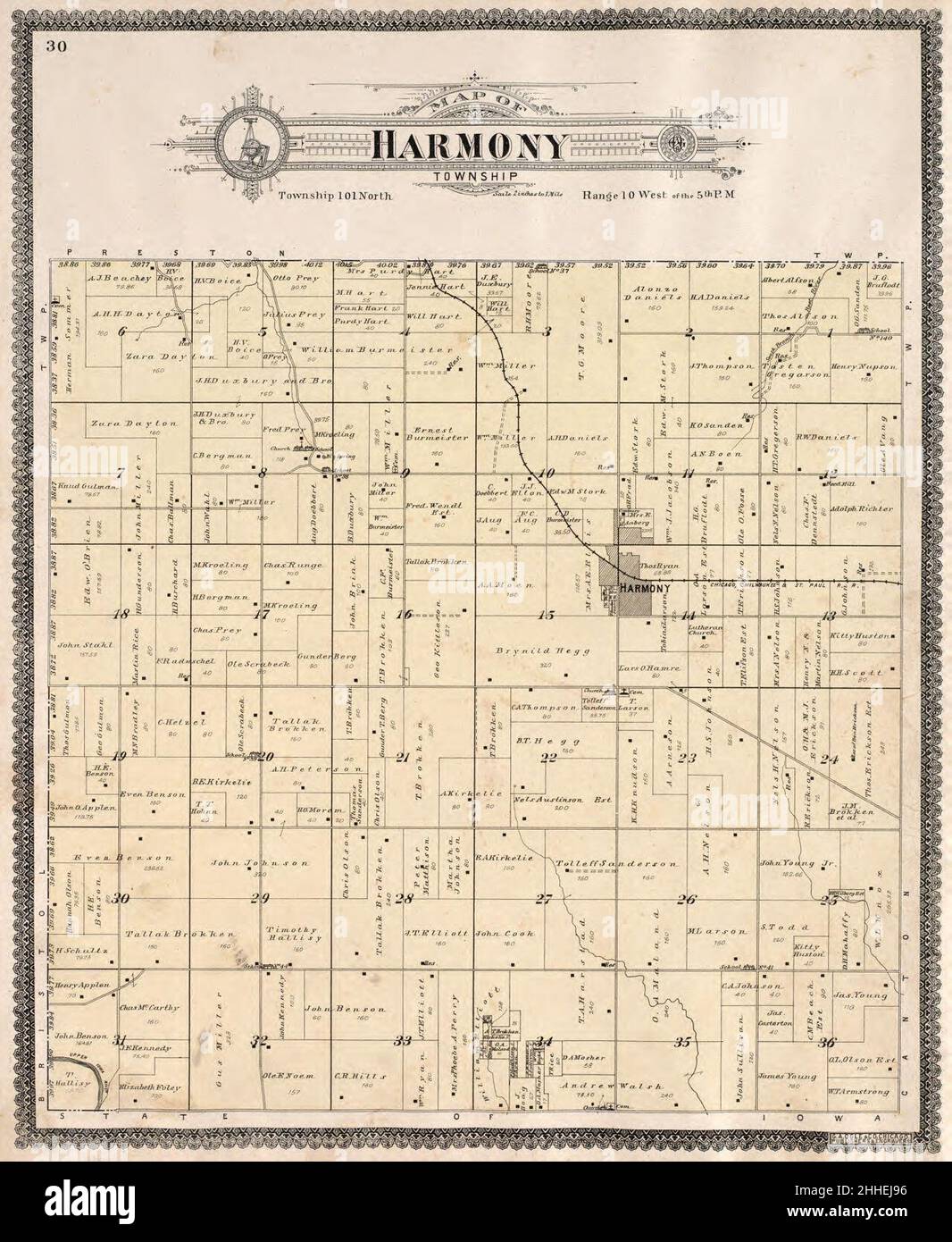 Standard atlas of Fillmore County, Minnesota - including a plat book of ...