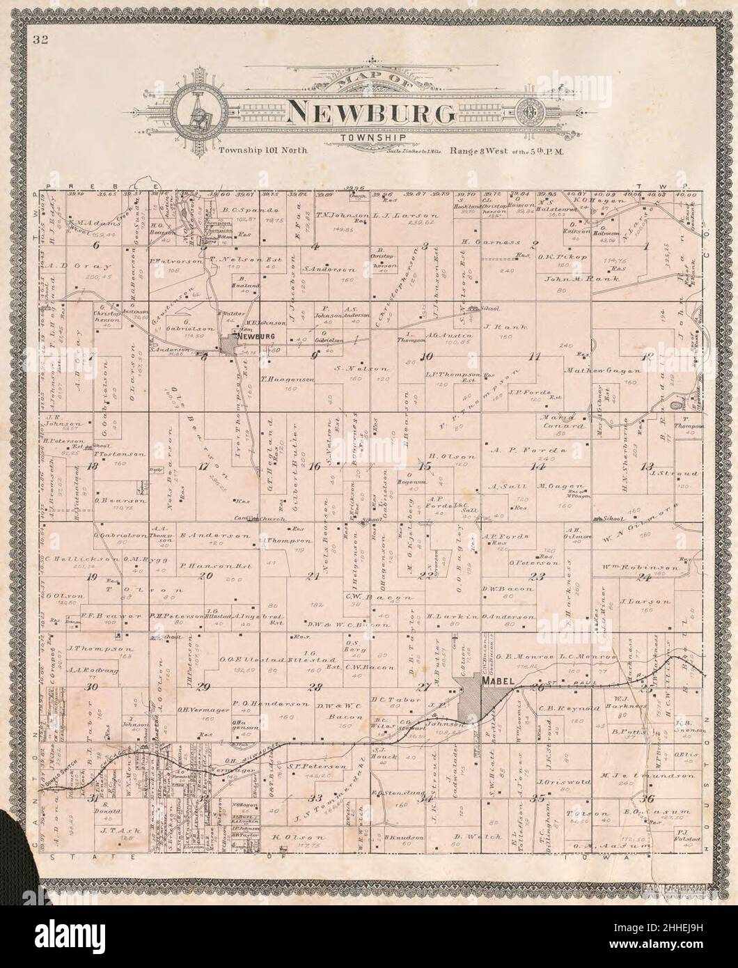 Standard atlas of Fillmore County, Minnesota - including a plat book of ...