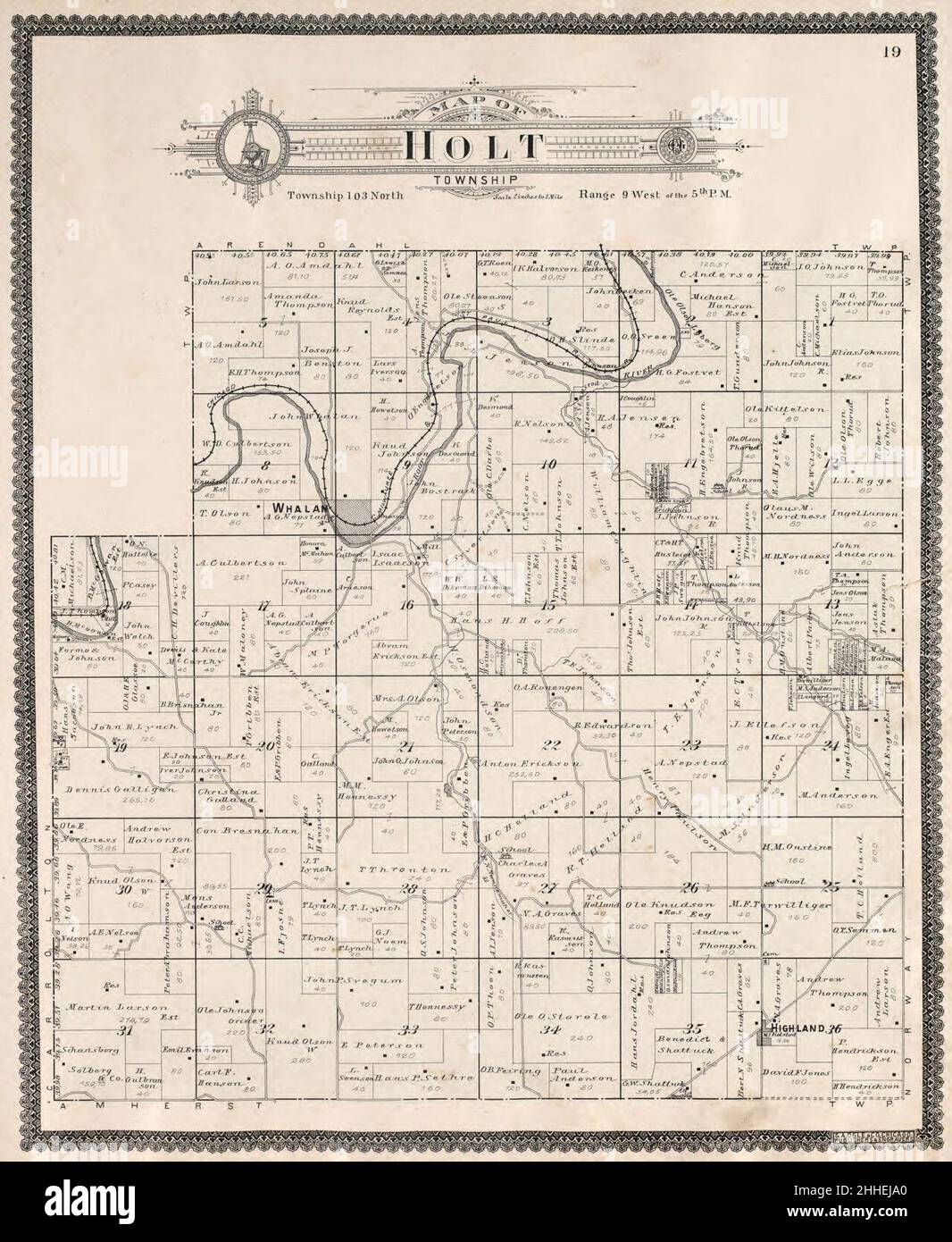 Standard atlas of Fillmore County, Minnesota - including a plat book of ...