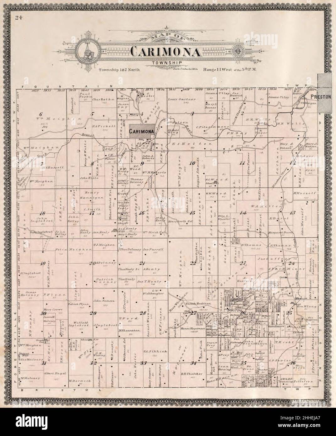 Standard atlas of Fillmore County, Minnesota - including a plat book of ...