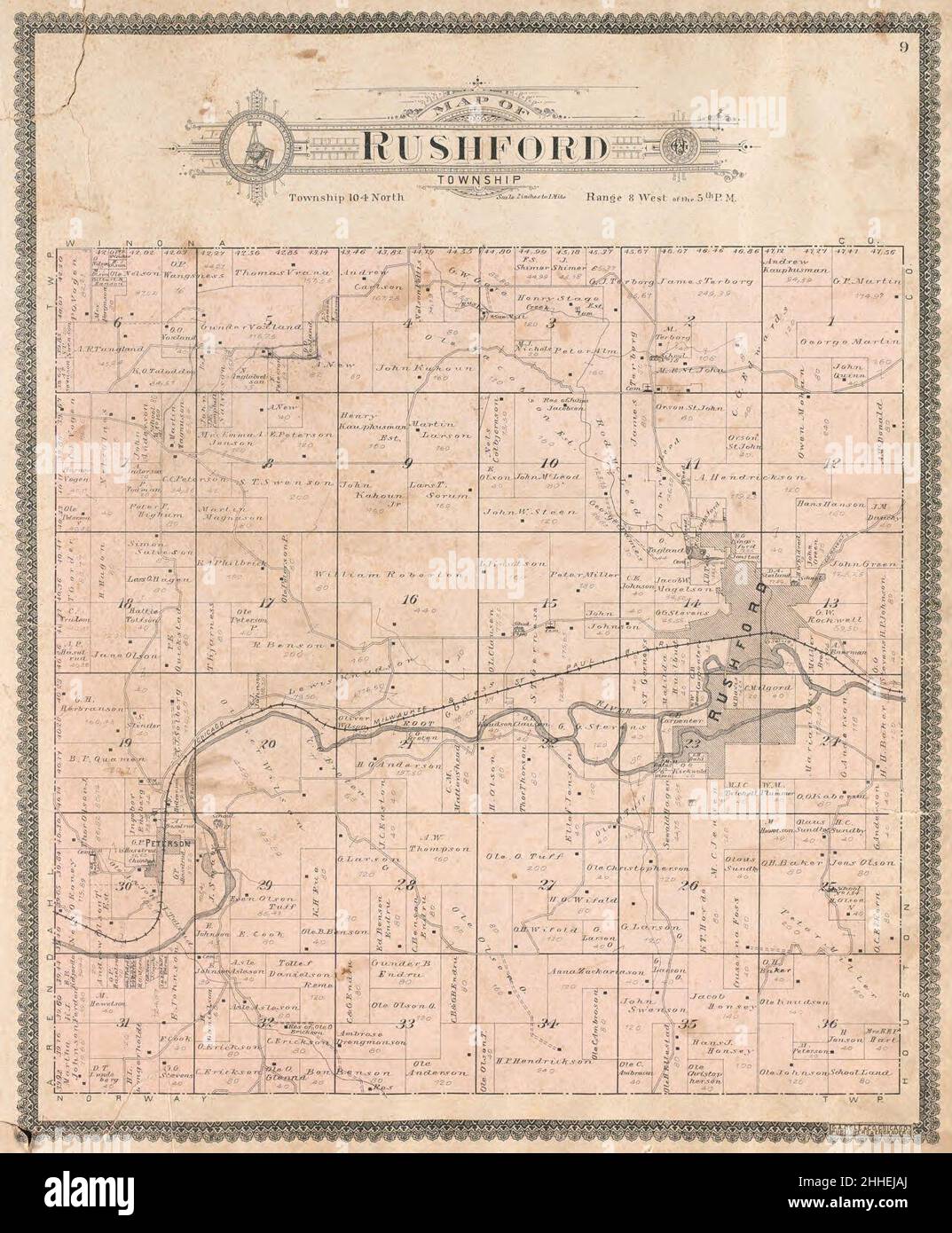 Standard atlas of Fillmore County, Minnesota - including a plat book of ...