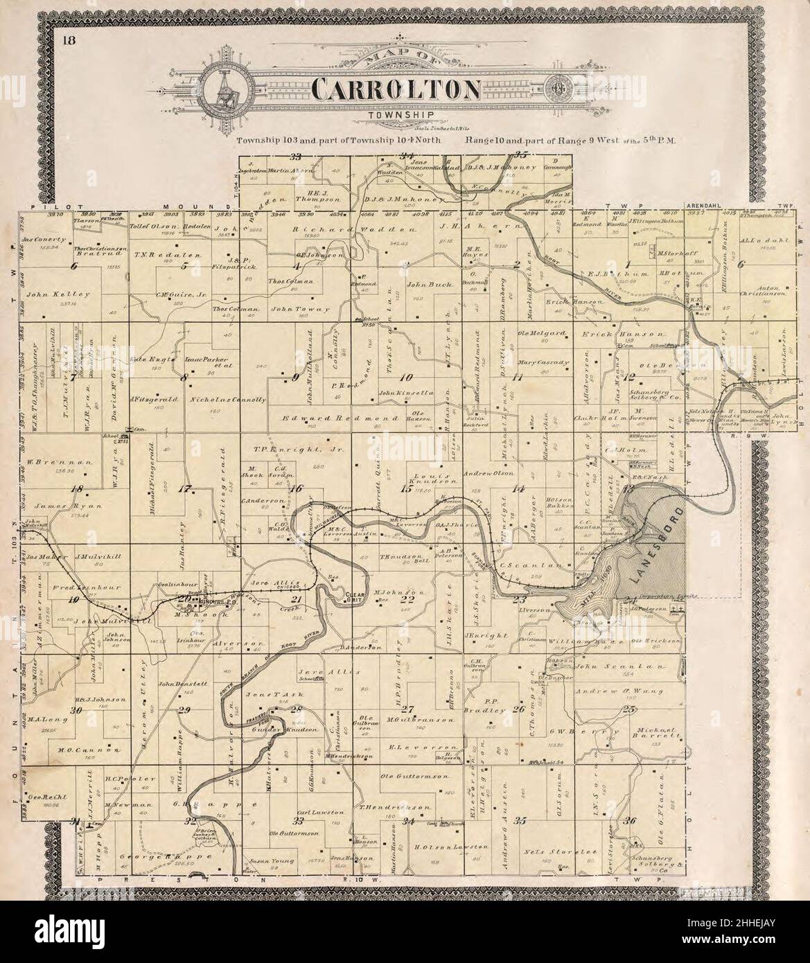Standard atlas of Fillmore County, Minnesota - including a plat book of ...