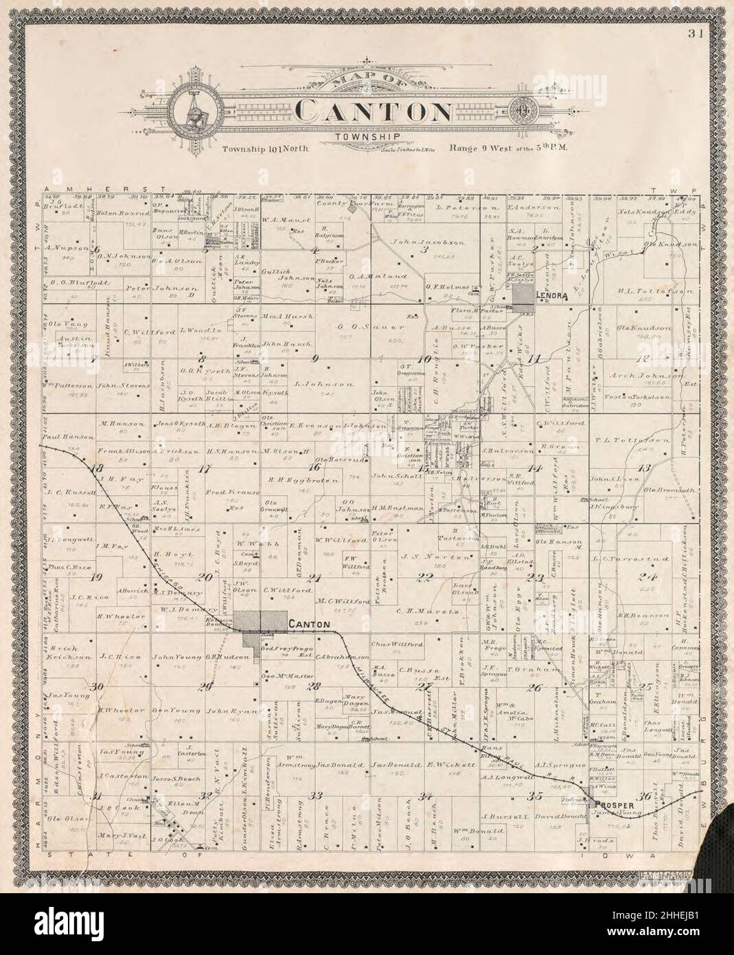 Standard atlas of Fillmore County, Minnesota - including a plat book of ...