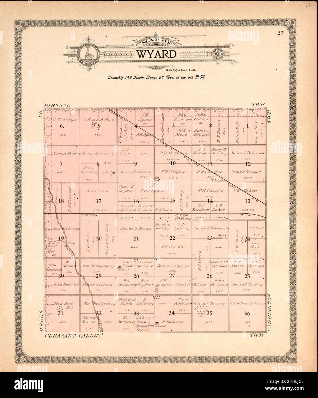 Standard atlas of Foster County, North Dakota - including a plat book ...