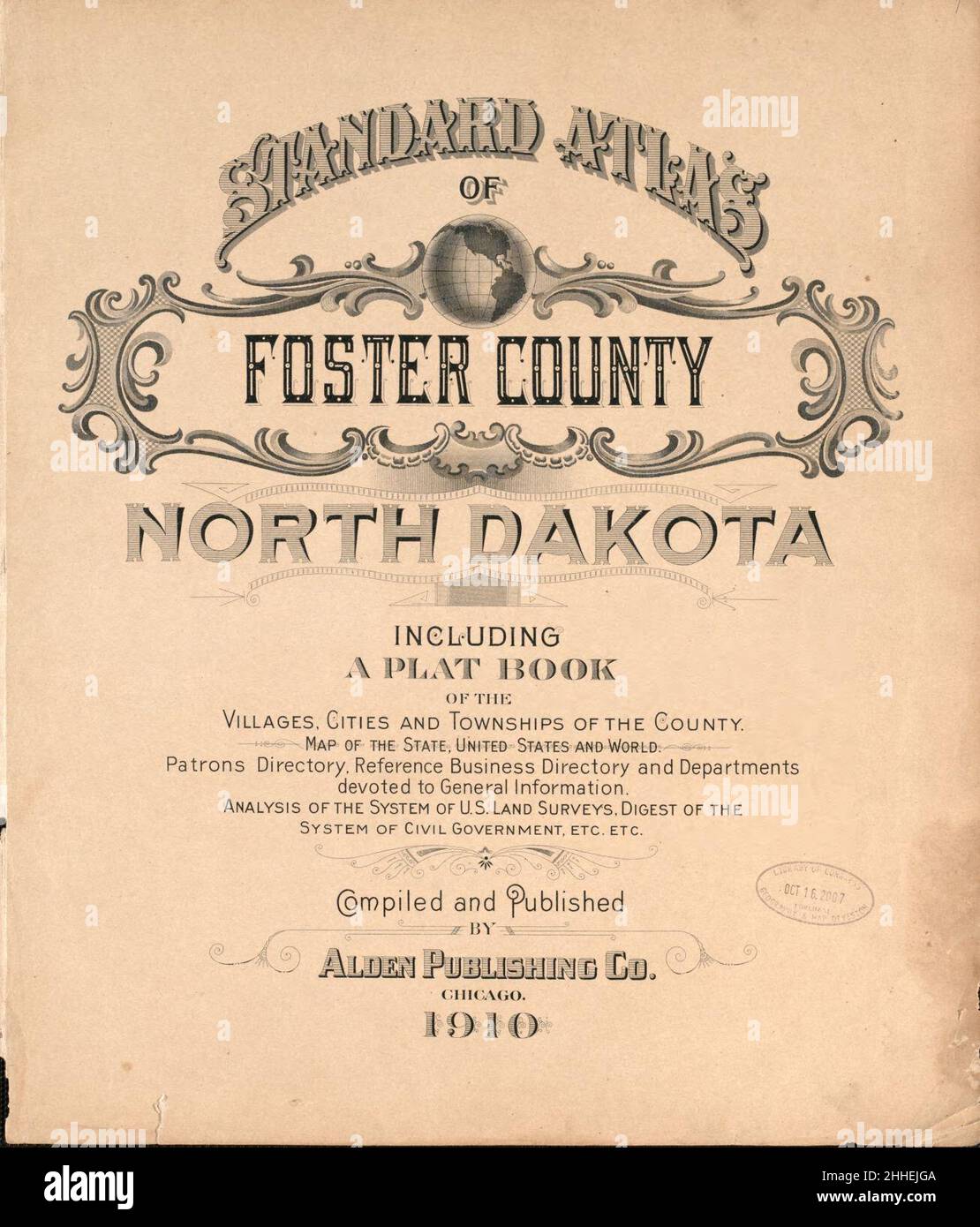 Standard atlas of Foster County, North Dakota - including a plat book ...