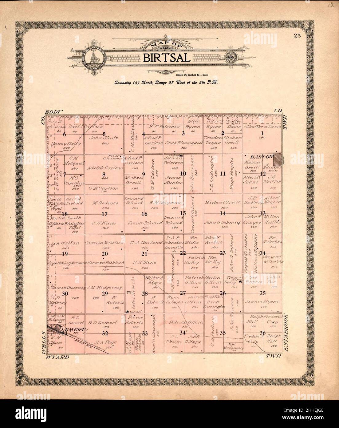 Standard atlas of Foster County, North Dakota - including a plat book ...