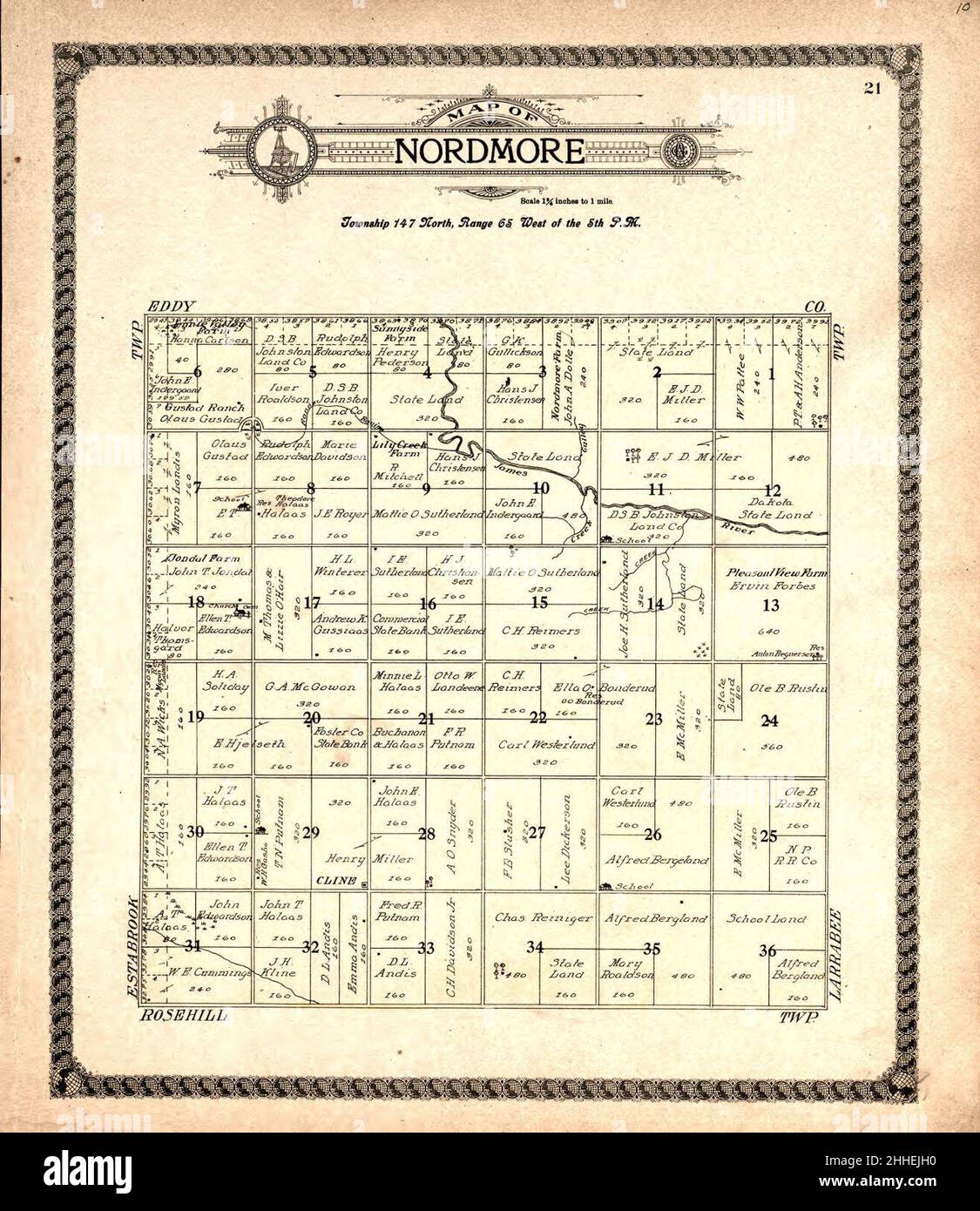 Standard atlas of Foster County, North Dakota - including a plat book ...