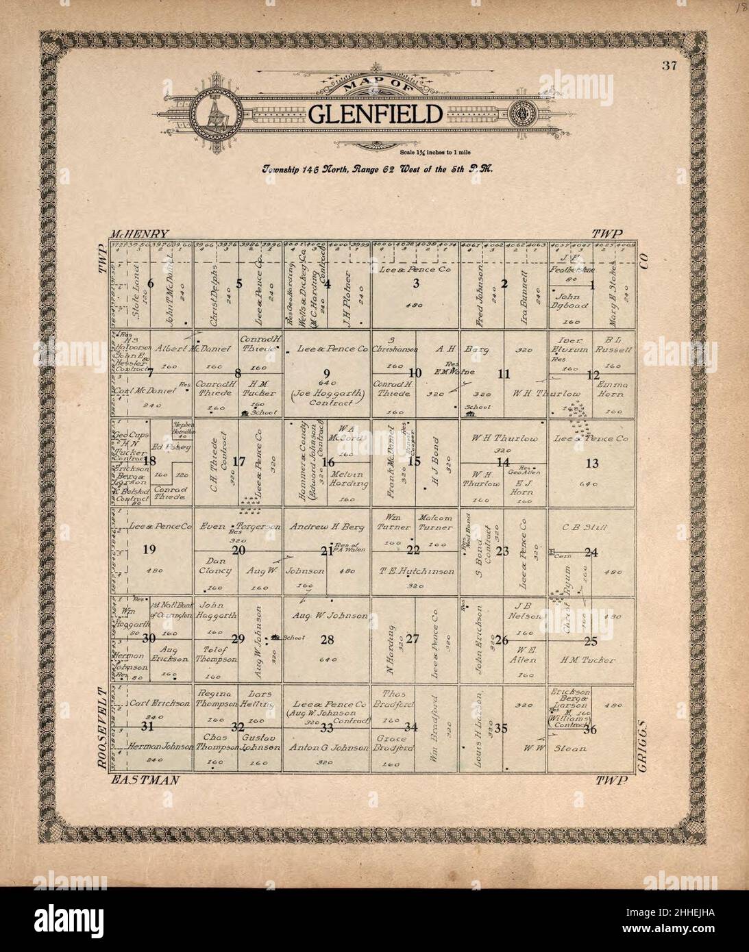 Standard atlas of Foster County, North Dakota - including a plat book ...