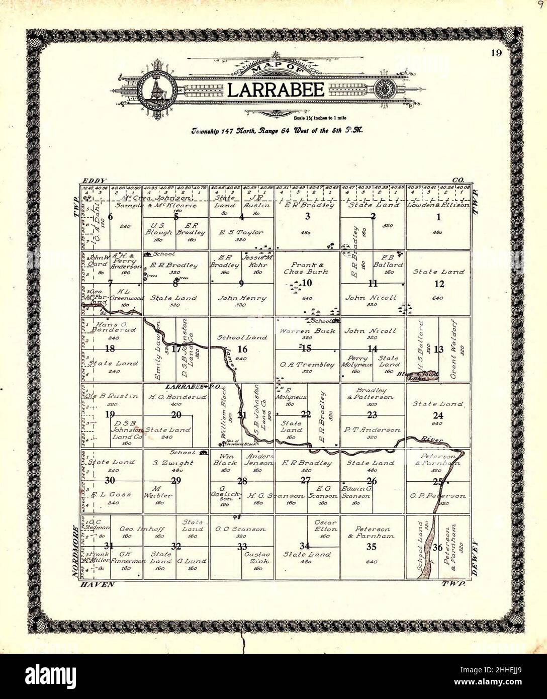 Standard atlas of Foster County, North Dakota - including a plat book ...