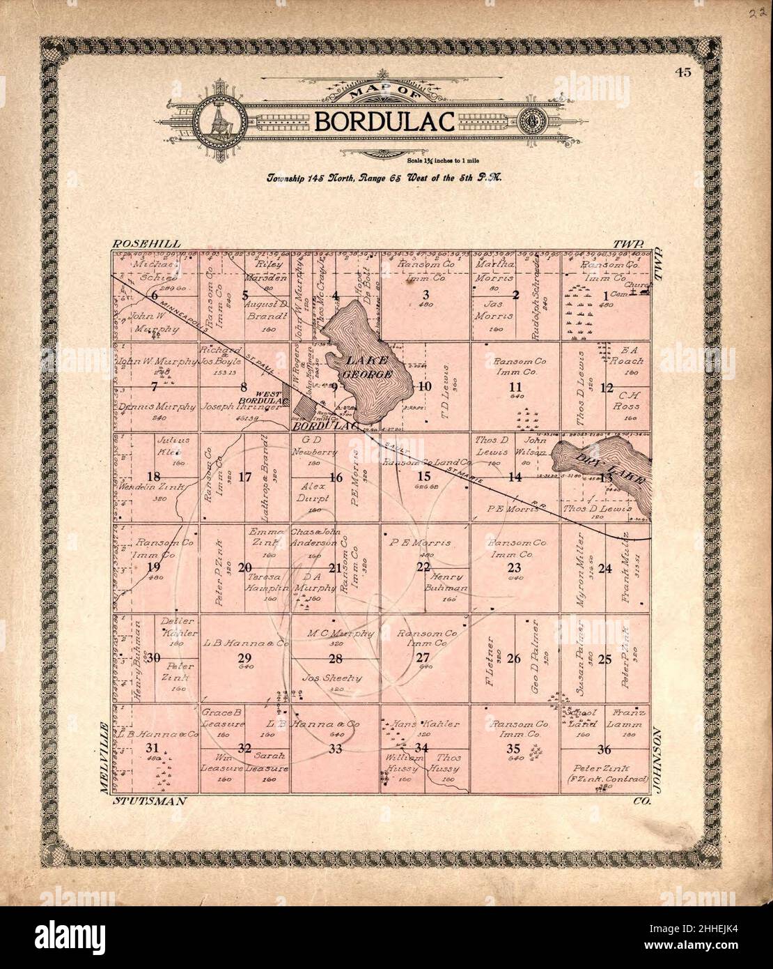 Standard atlas of Foster County, North Dakota - including a plat book ...