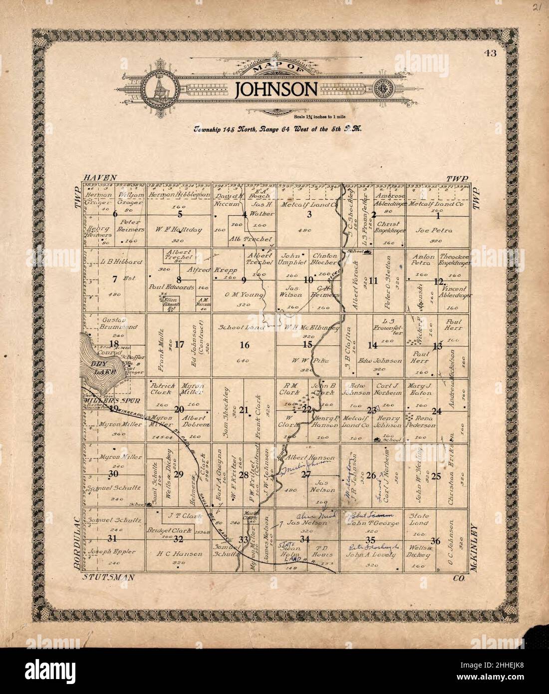 Standard atlas of Foster County, North Dakota - including a plat book ...