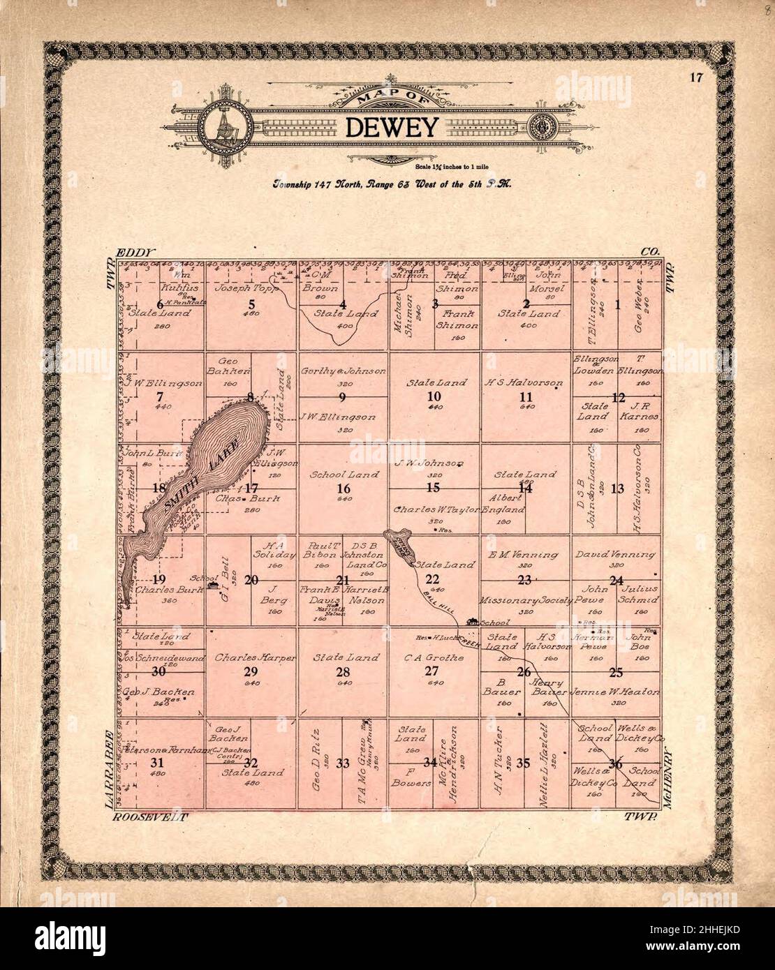 Standard atlas of Foster County, North Dakota - including a plat book ...