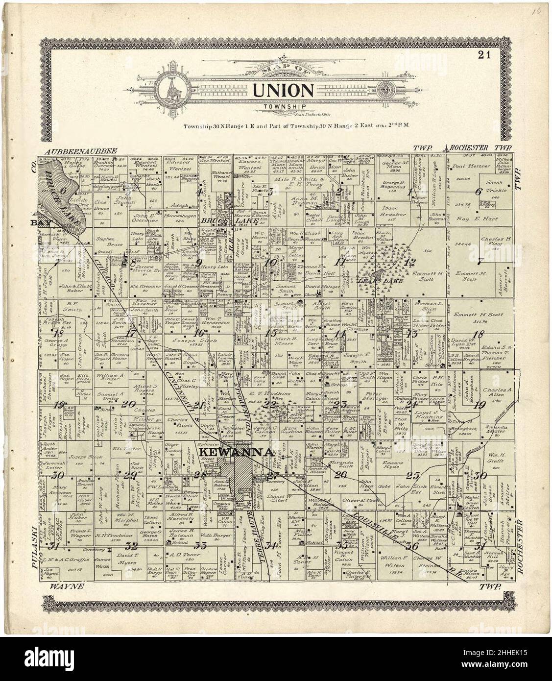 Standard atlas of Fulton County, Indiana - including a plat book of the ...