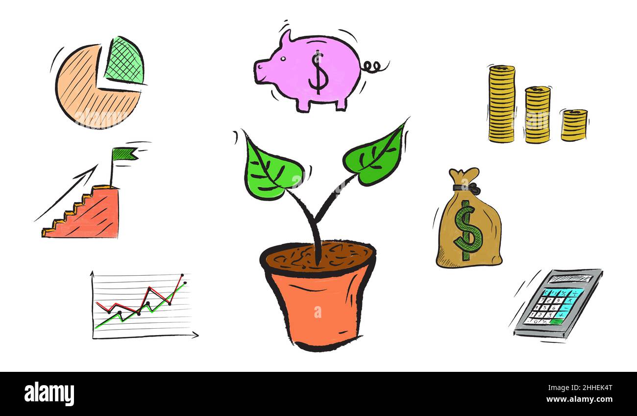 Illustration of an investment concept Stock Photo - Alamy