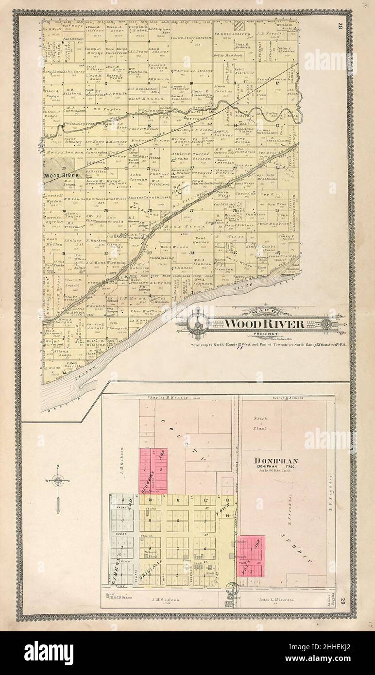 Standard atlas of Hall County, Nebraska - including a plat book of the ...