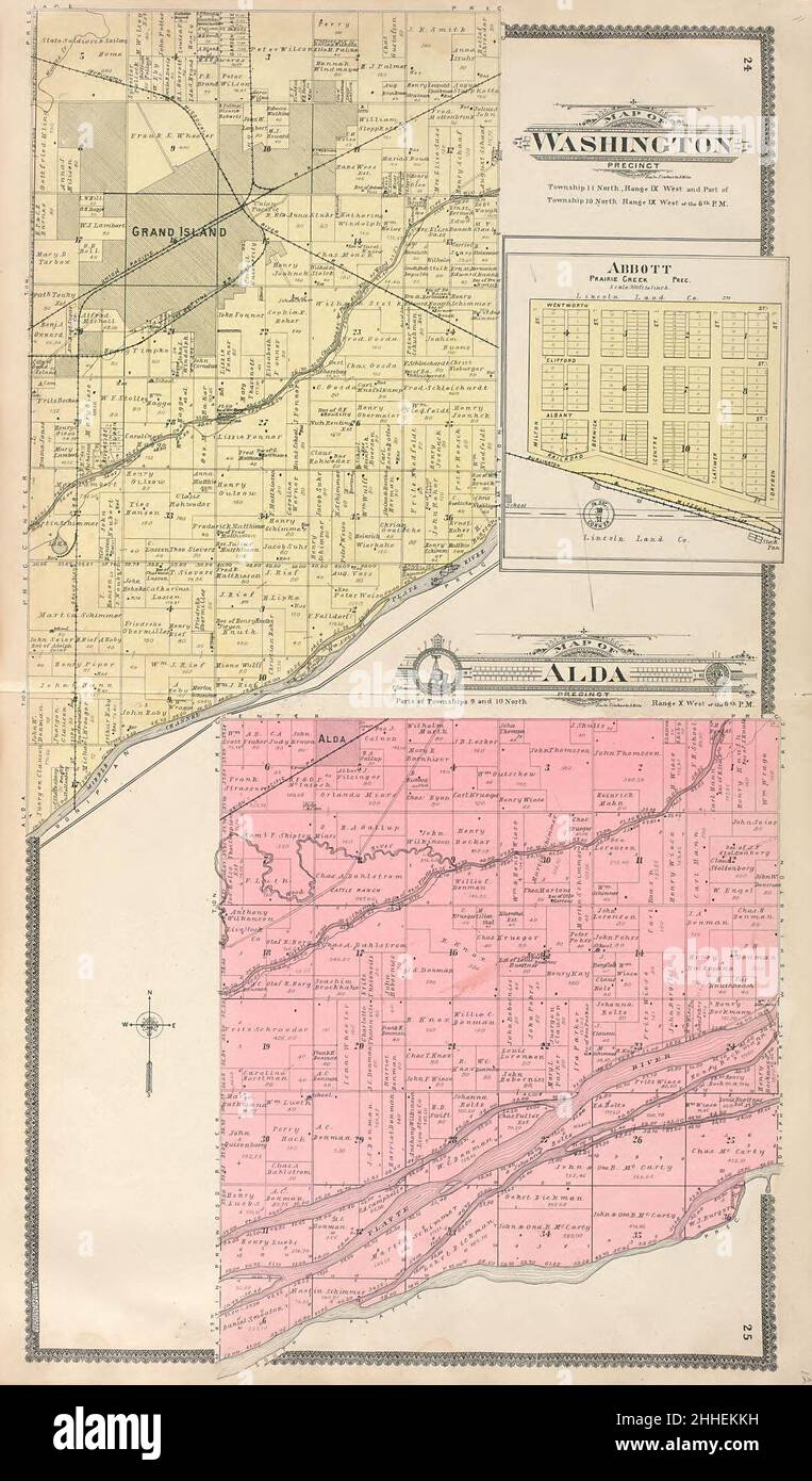 Standard atlas of Hall County, Nebraska - including a plat book of the ...