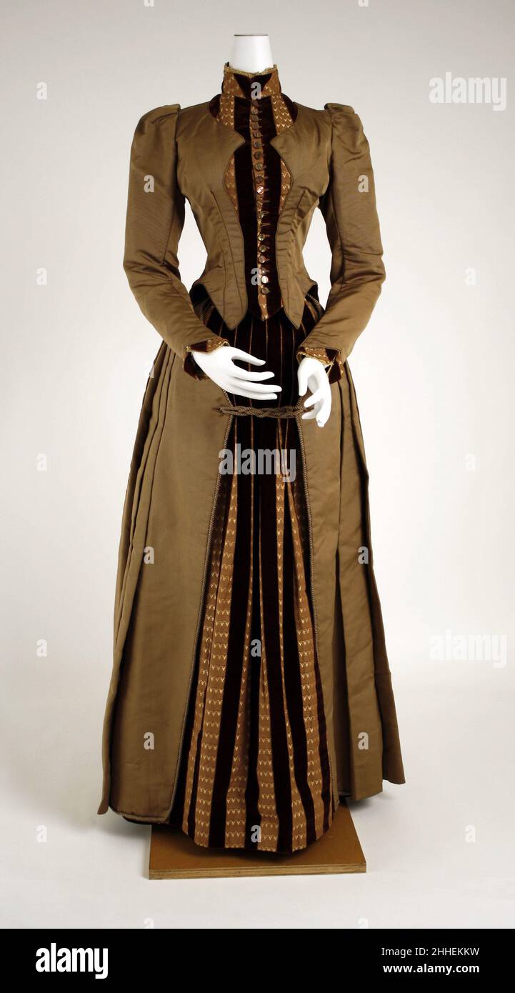 Dress 1886 American. Dress 106999 Stock Photo - Alamy