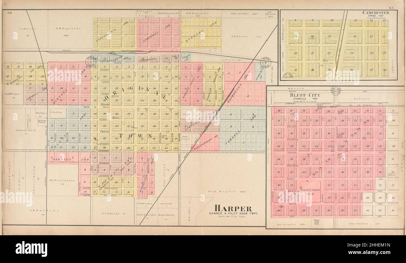 Standard atlas of Harper County, Kansas - including a plat book of the ...