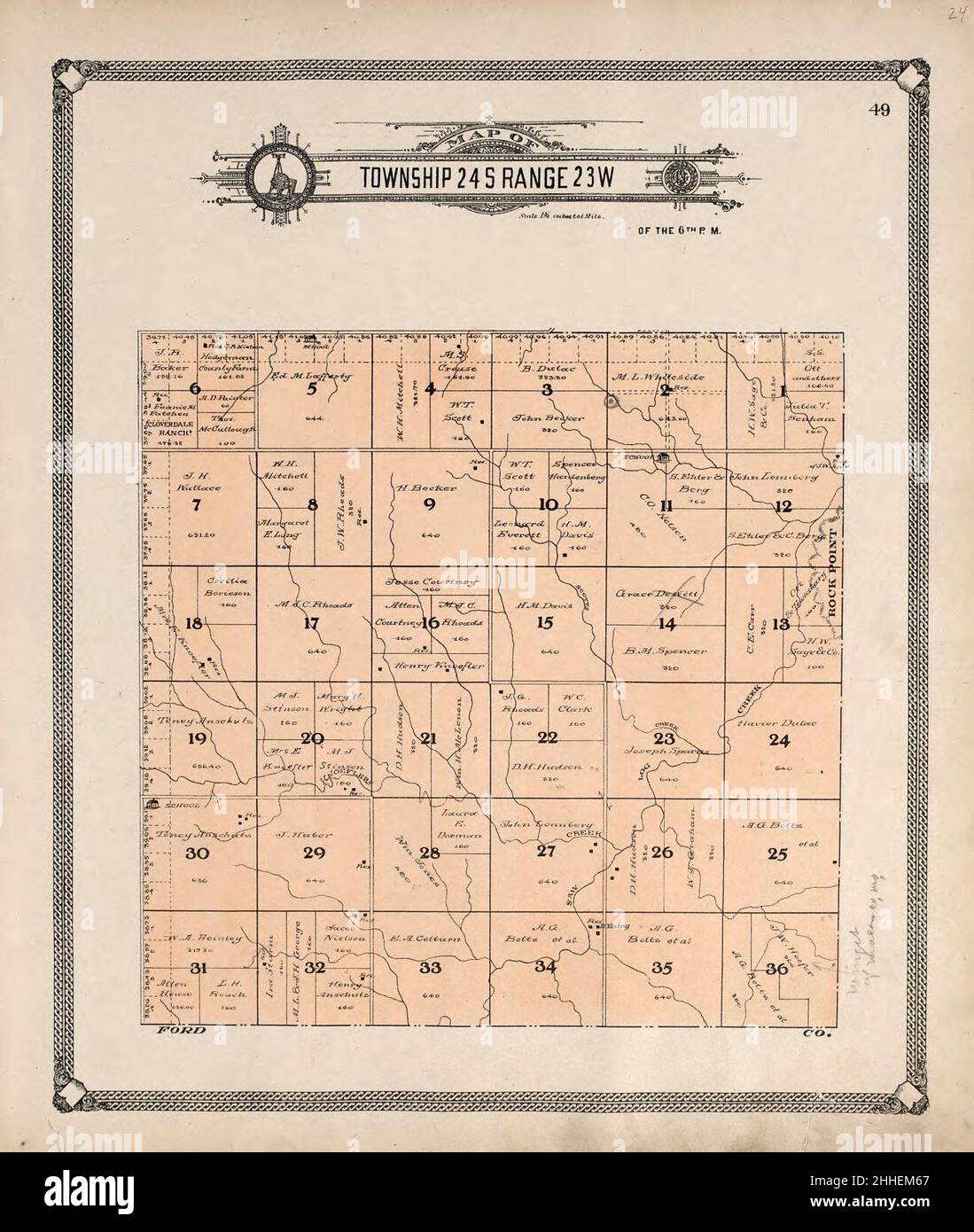 Hodgeman kansas map hi-res stock photography and images - Alamy