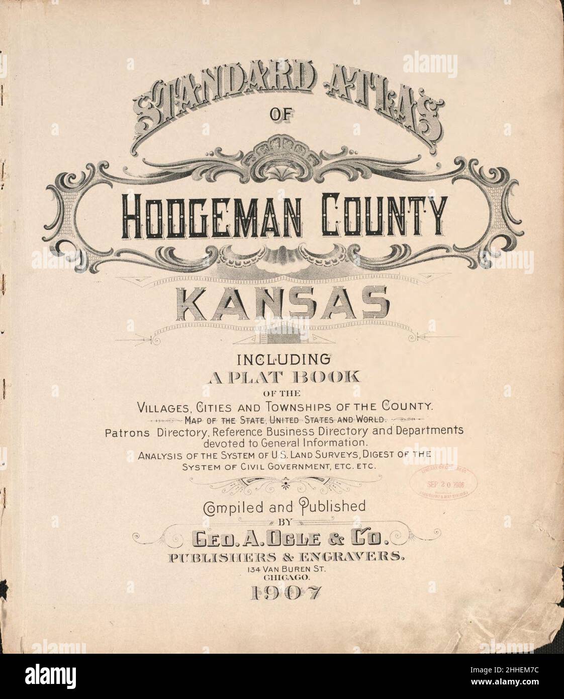 Standard atlas of Hodgeman County, Kansas - including a plat book of ...