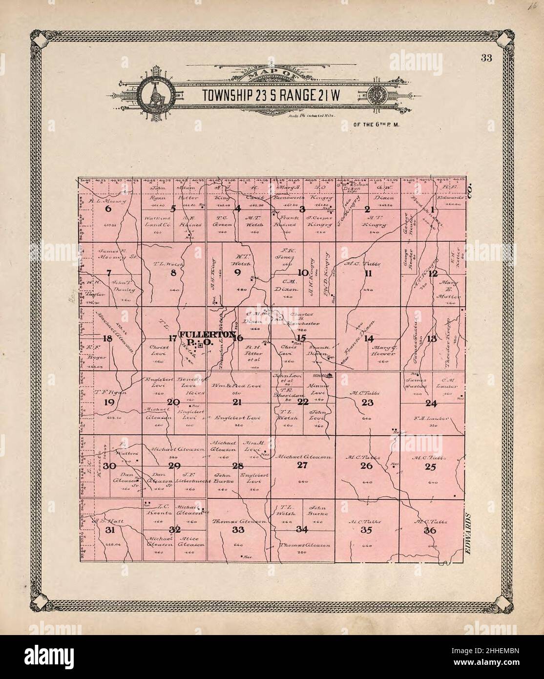Standard atlas of Hodgeman County, Kansas - including a plat book of ...