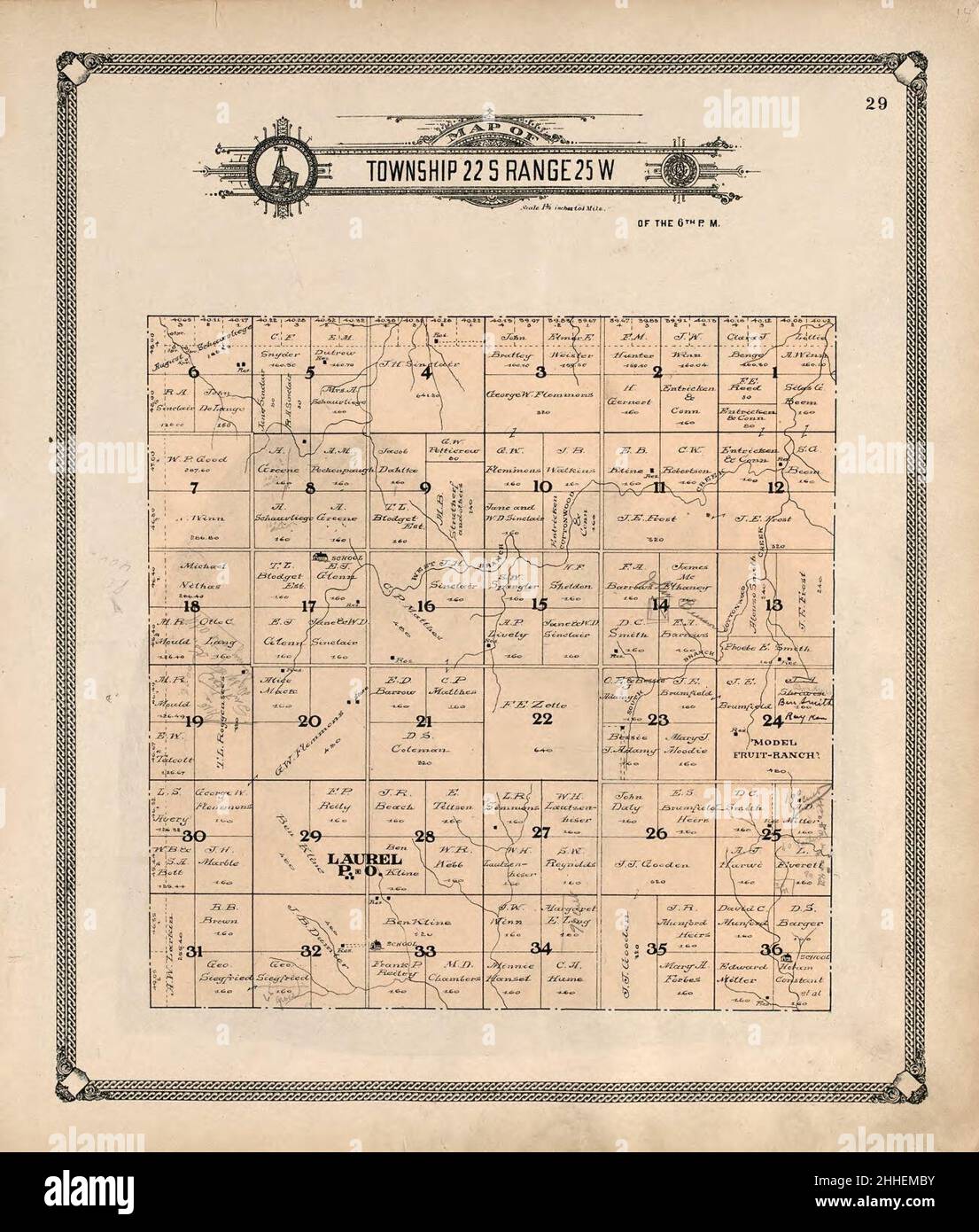 Standard atlas of Hodgeman County, Kansas - including a plat book of ...