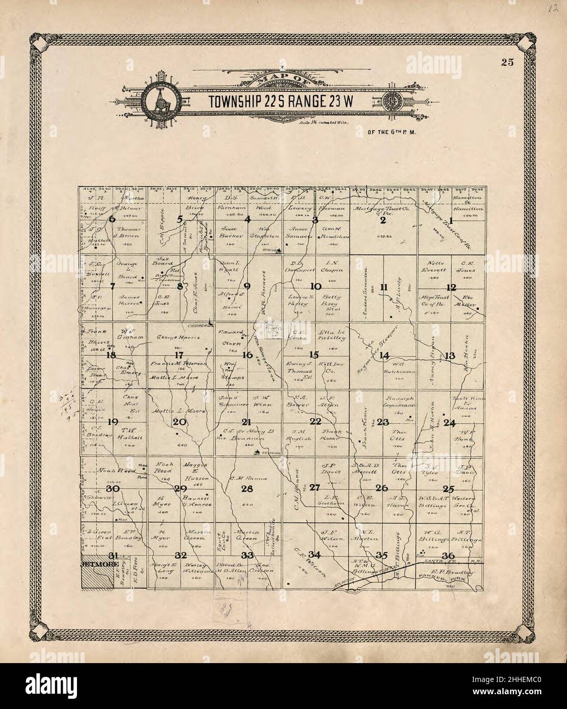 Standard atlas of Hodgeman County, Kansas - including a plat book of ...