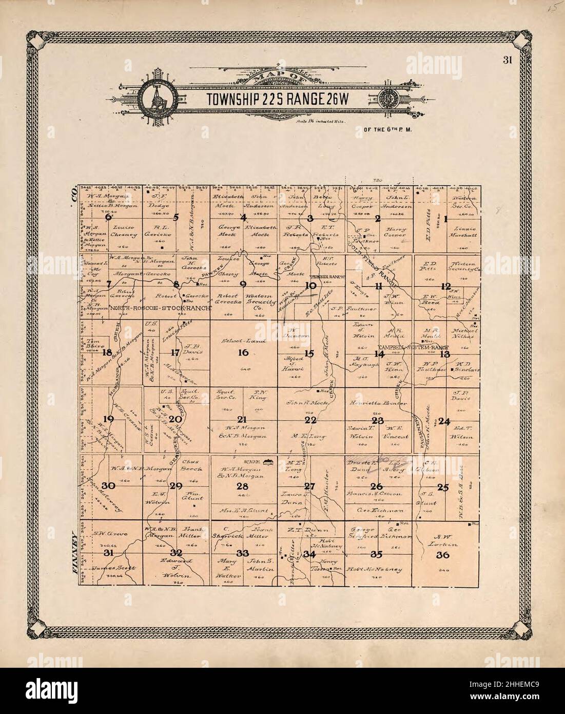 Map of hodgeman hi-res stock photography and images - Alamy