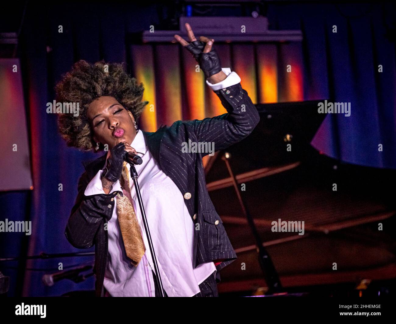 Honolulu, HI, USA. 23rd Jan, 2022. Macy Gray performs at Blue Note Hawaii at Outrigger Waikiki ...