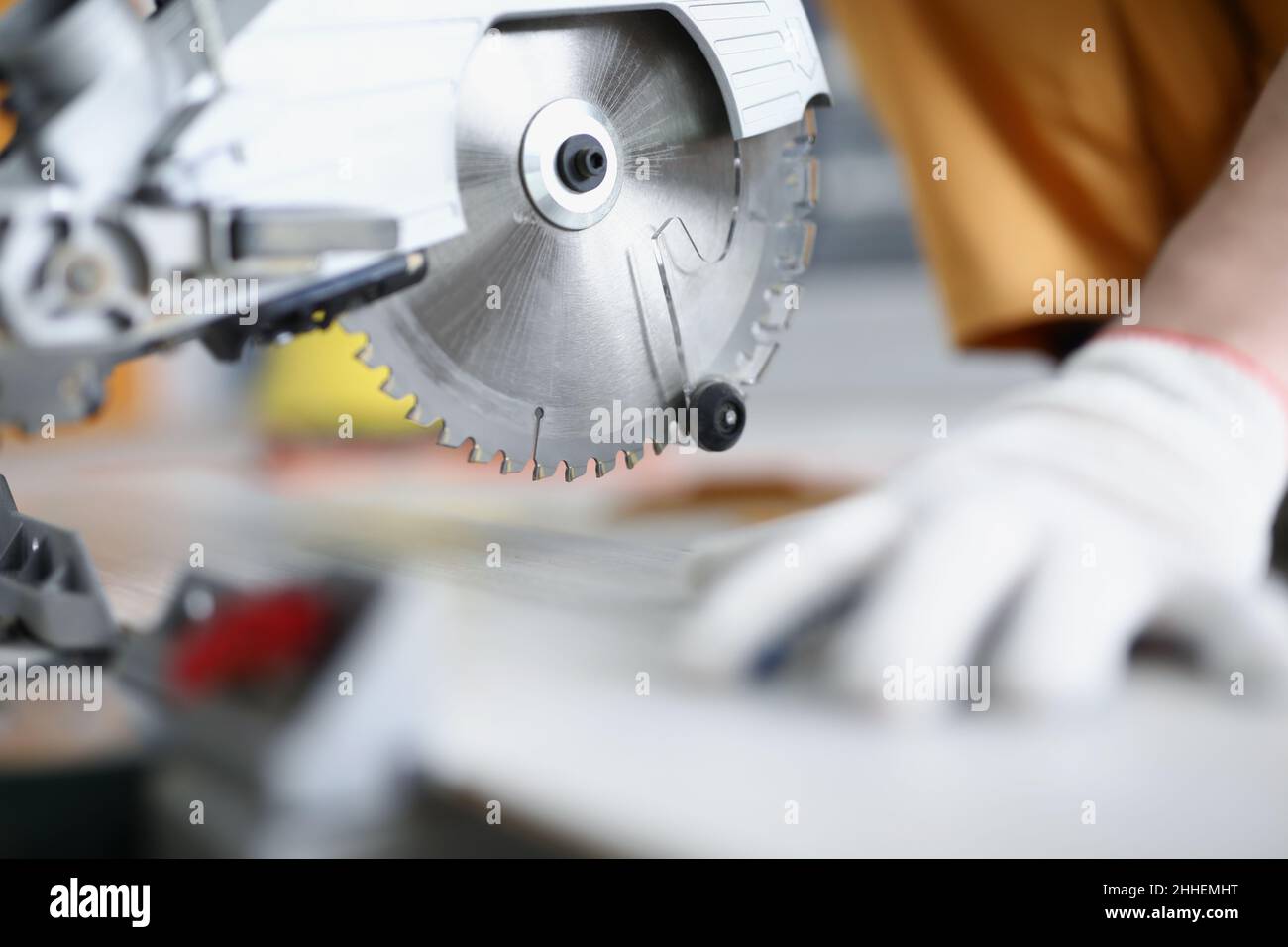 Gloved hands manual worker hi-res stock photography and images - Alamy