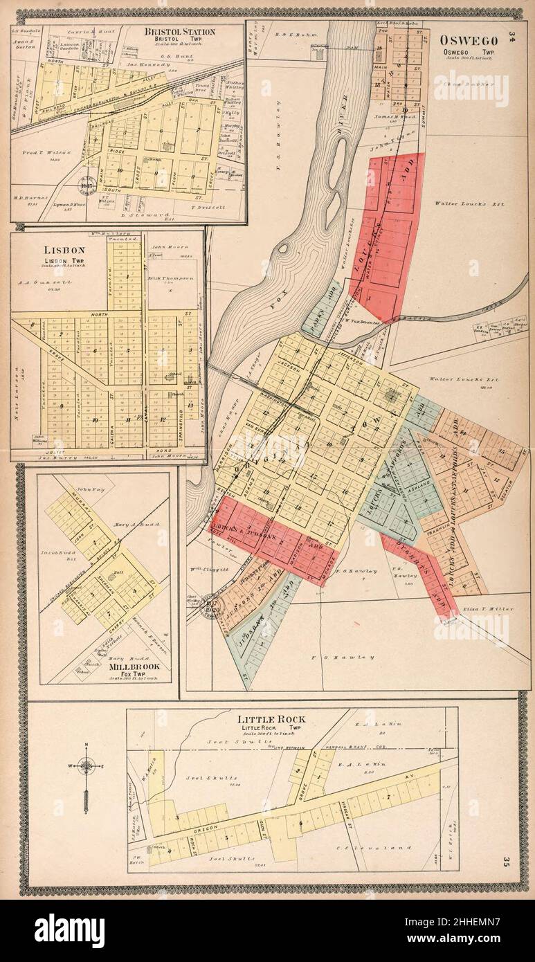 Standard atlas of Kendall County, Illinois - including a plat book of ...