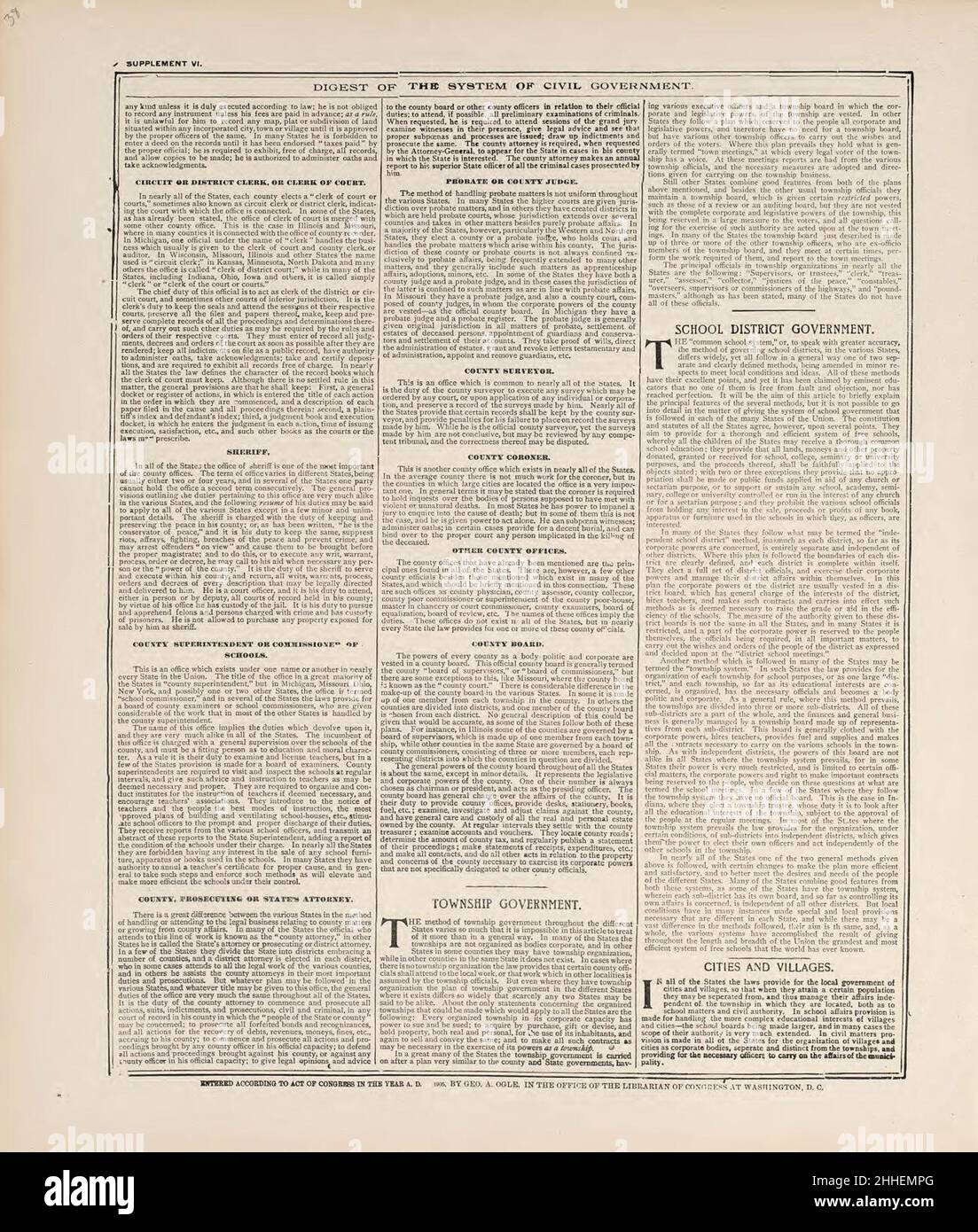 Standard atlas of Jerauld County, South Dakota - including a plat book of the villages, cities ...