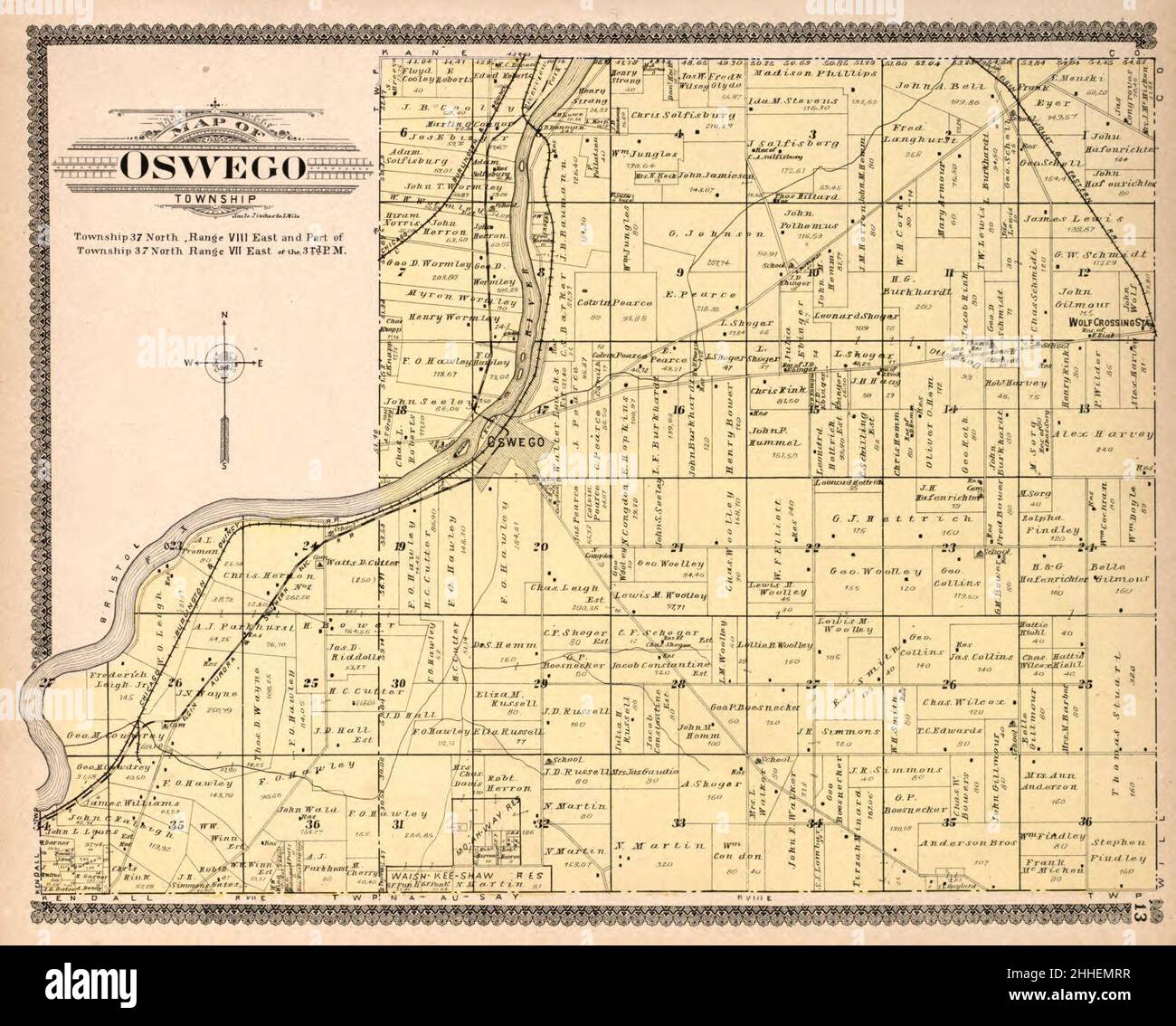 Standard atlas of Kendall County, Illinois - including a plat book of ...