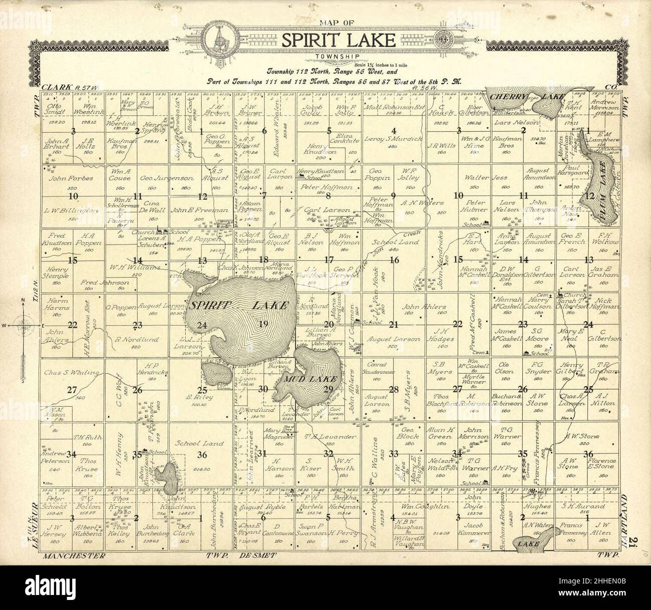 Standard atlas of Kingsbury County, South Dakota - including a plat ...