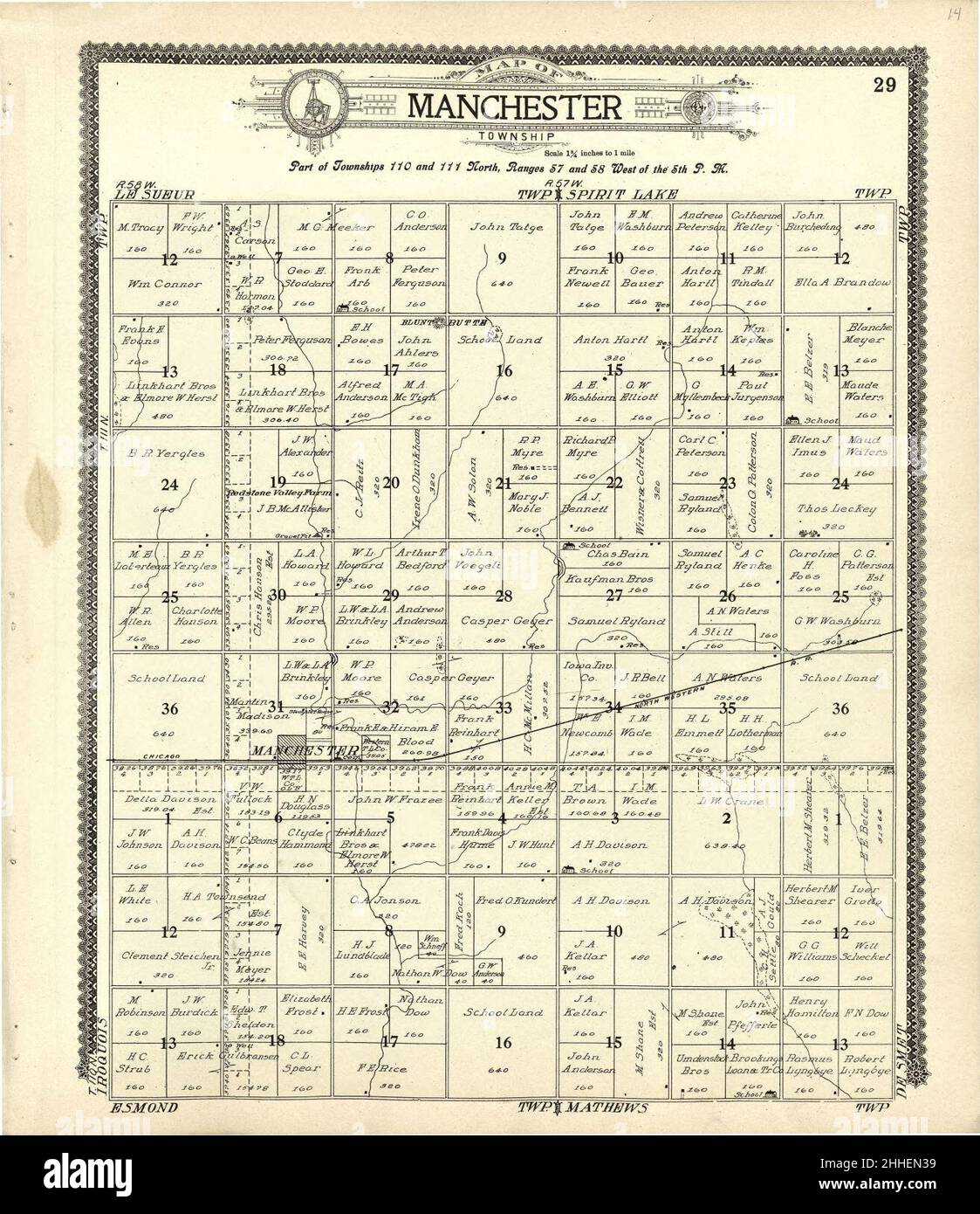Standard atlas of Kingsbury County, South Dakota - including a plat ...