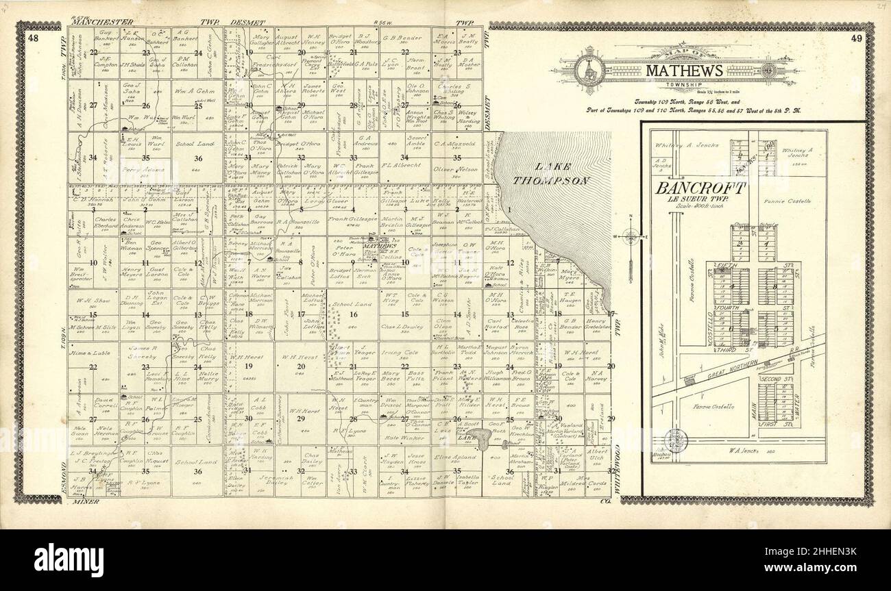 Standard atlas of Kingsbury County, South Dakota - including a plat ...