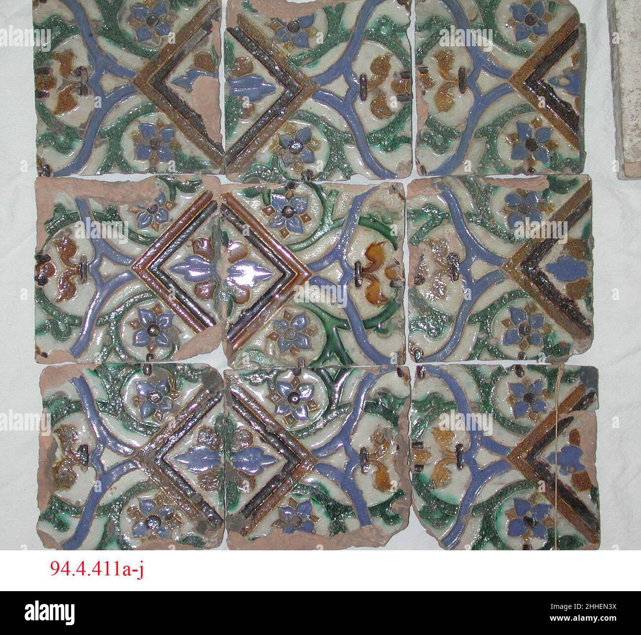 Tiles (10) 16th–17th century Spanish, Seville. Tiles (10) 187898 ...