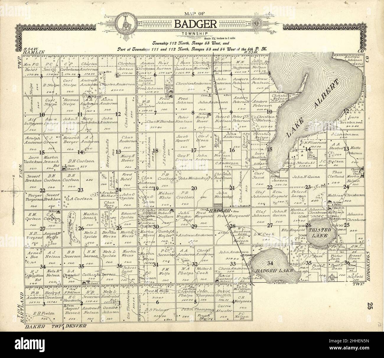 Standard atlas of Kingsbury County, South Dakota - including a plat ...