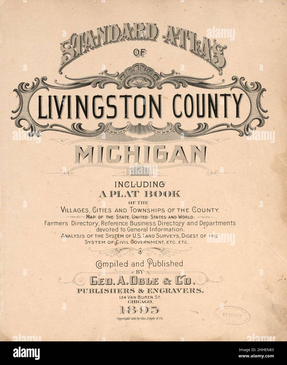 Standard atlas of Livingston County, Michigan - including a plat book ...