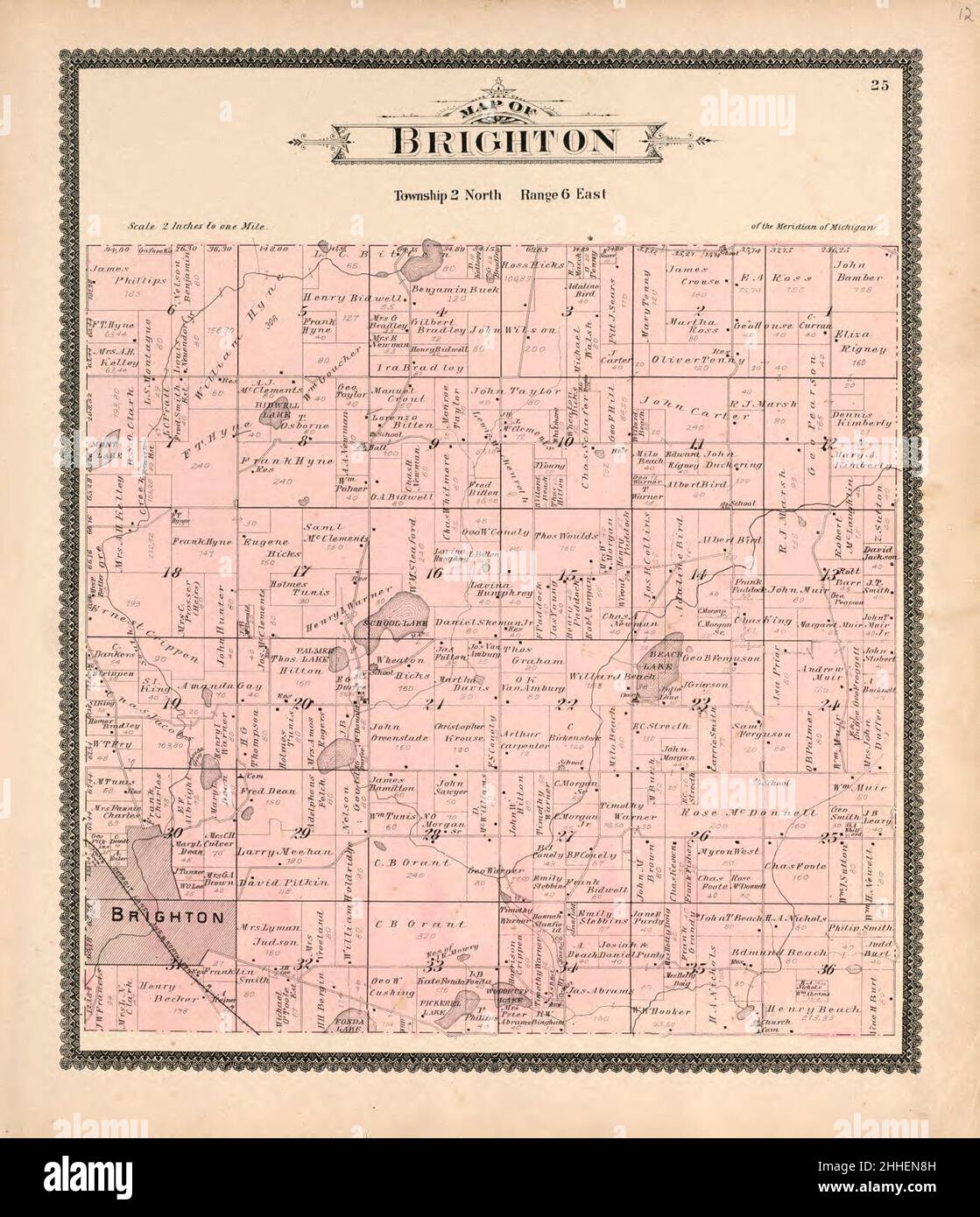 Standard atlas of Livingston County, Michigan - including a plat book ...