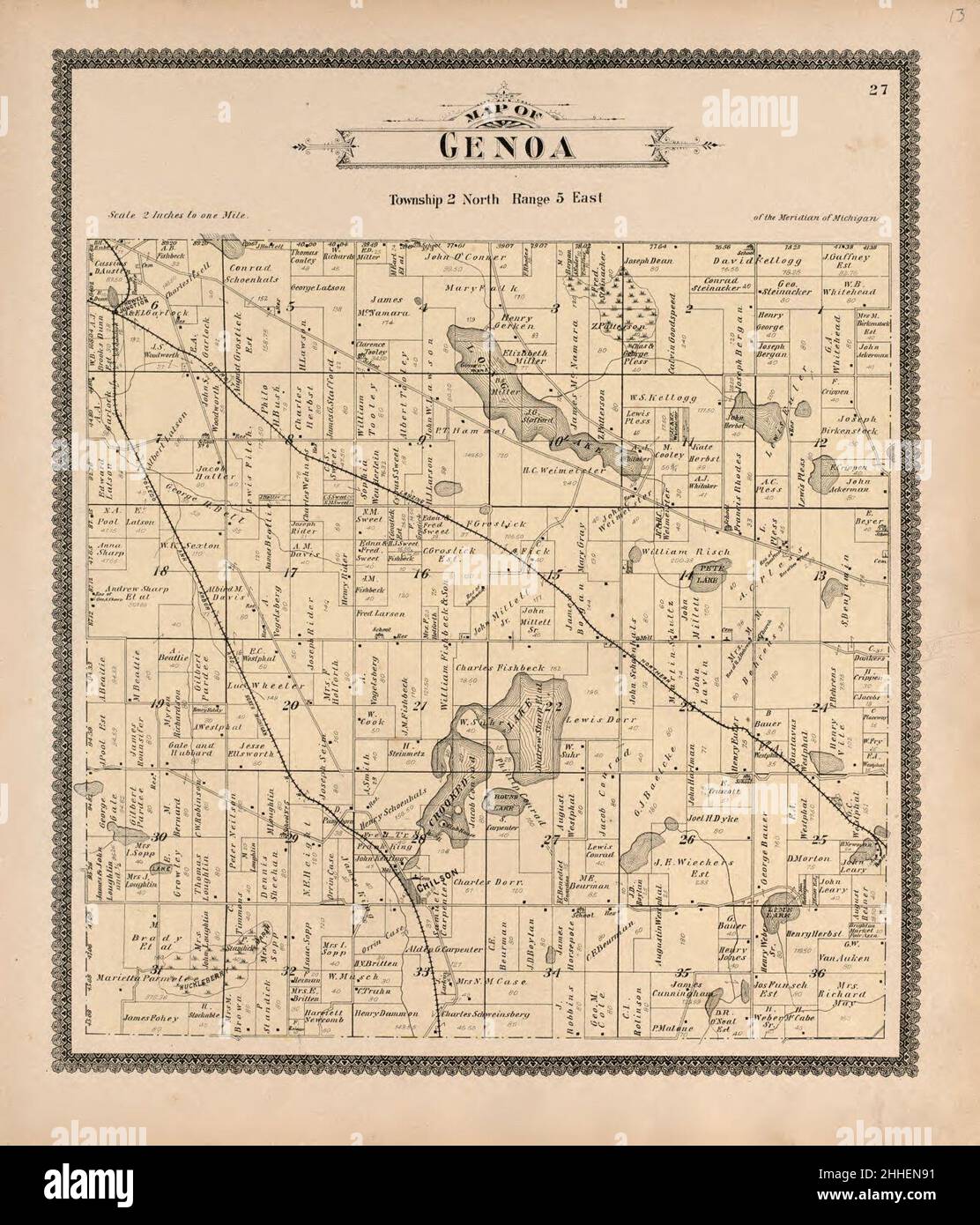 Standard atlas of Livingston County, Michigan - including a plat book ...